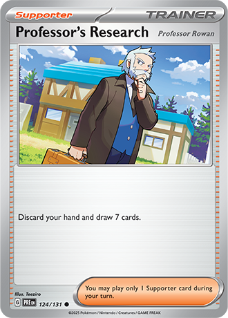 124/131 Professor's Research [Professor Rowan] - Prismatic Evolutions ...