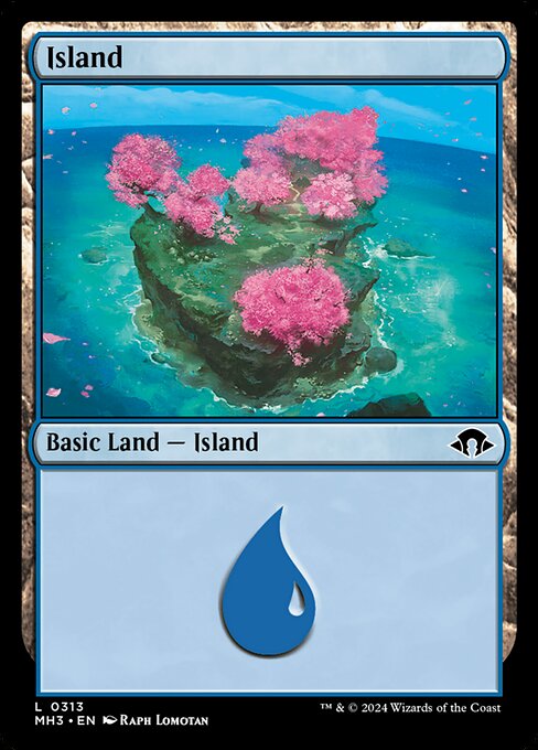 0313 Island - Modern Horizons 3 - MTG Card – Collectbydesign